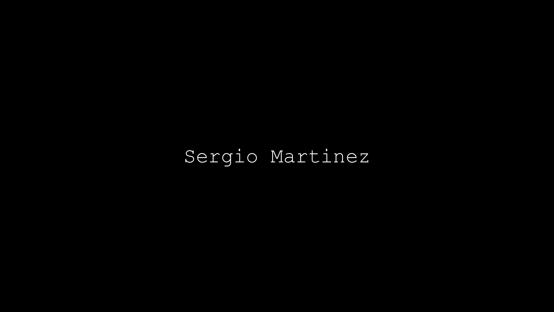 SERGIO MARTINEZ